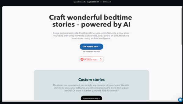 BedtimeStory AI